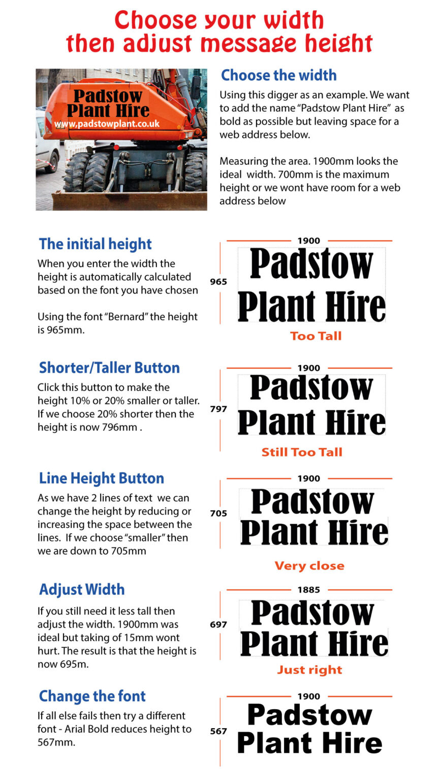 Custom Magnetic Signs -Tall – Design-The-Sign-Builder